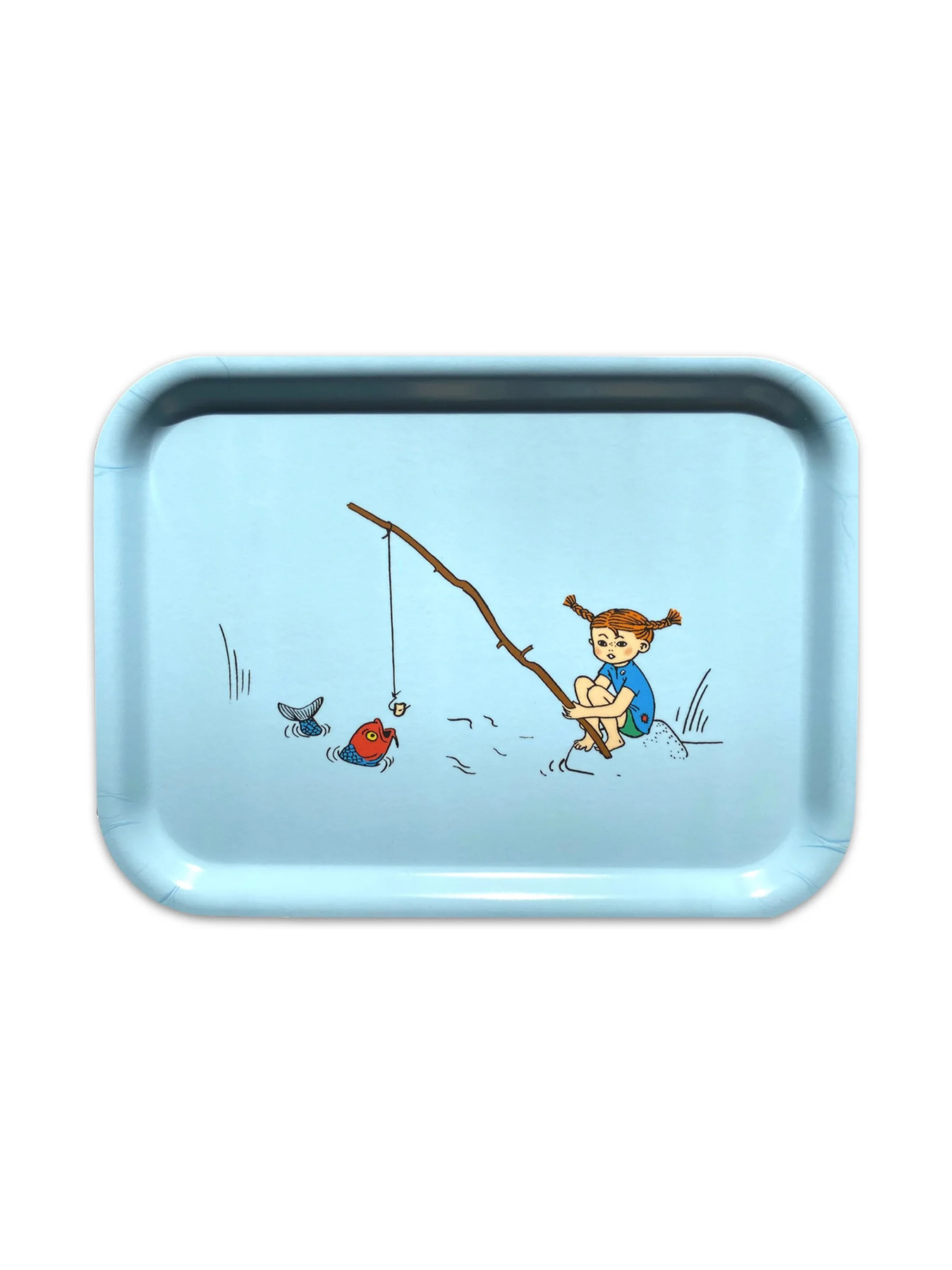 Buy Pippi Blue Fish Tray 27x20 cm for Snack Time - Astrid Lindgren