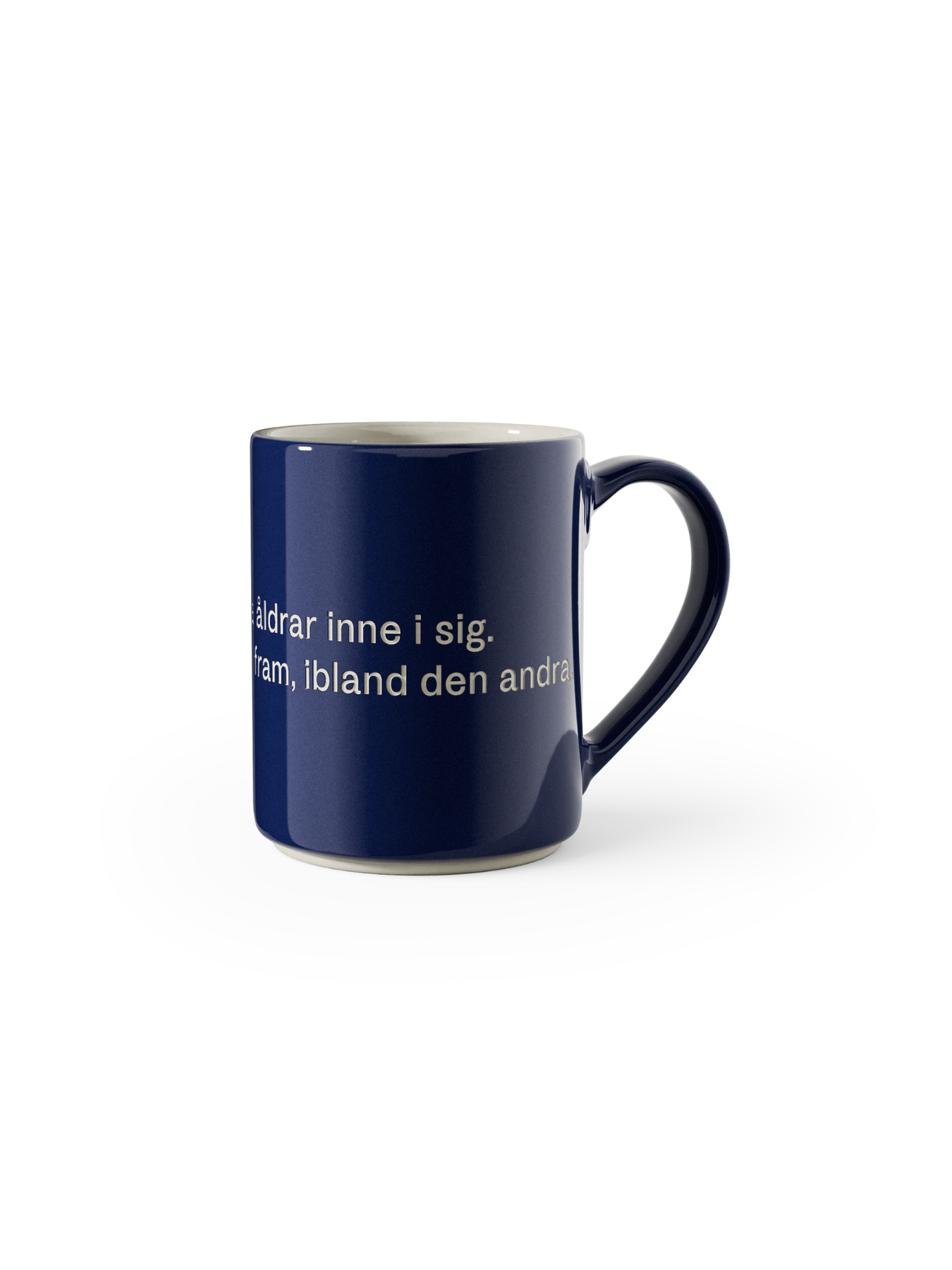 Buy Blue Stoneware Mug with Astrid Lindgren Quote - Astrid Lindgren
