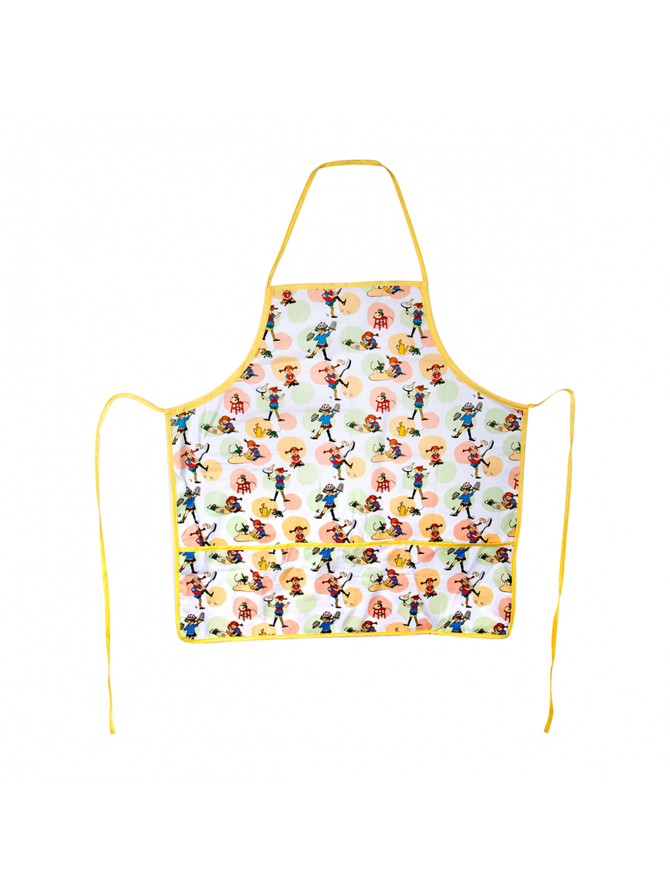 Buy Pippi Longstocking Adult Apron - Pastel Yellow - Astrid Lindgren