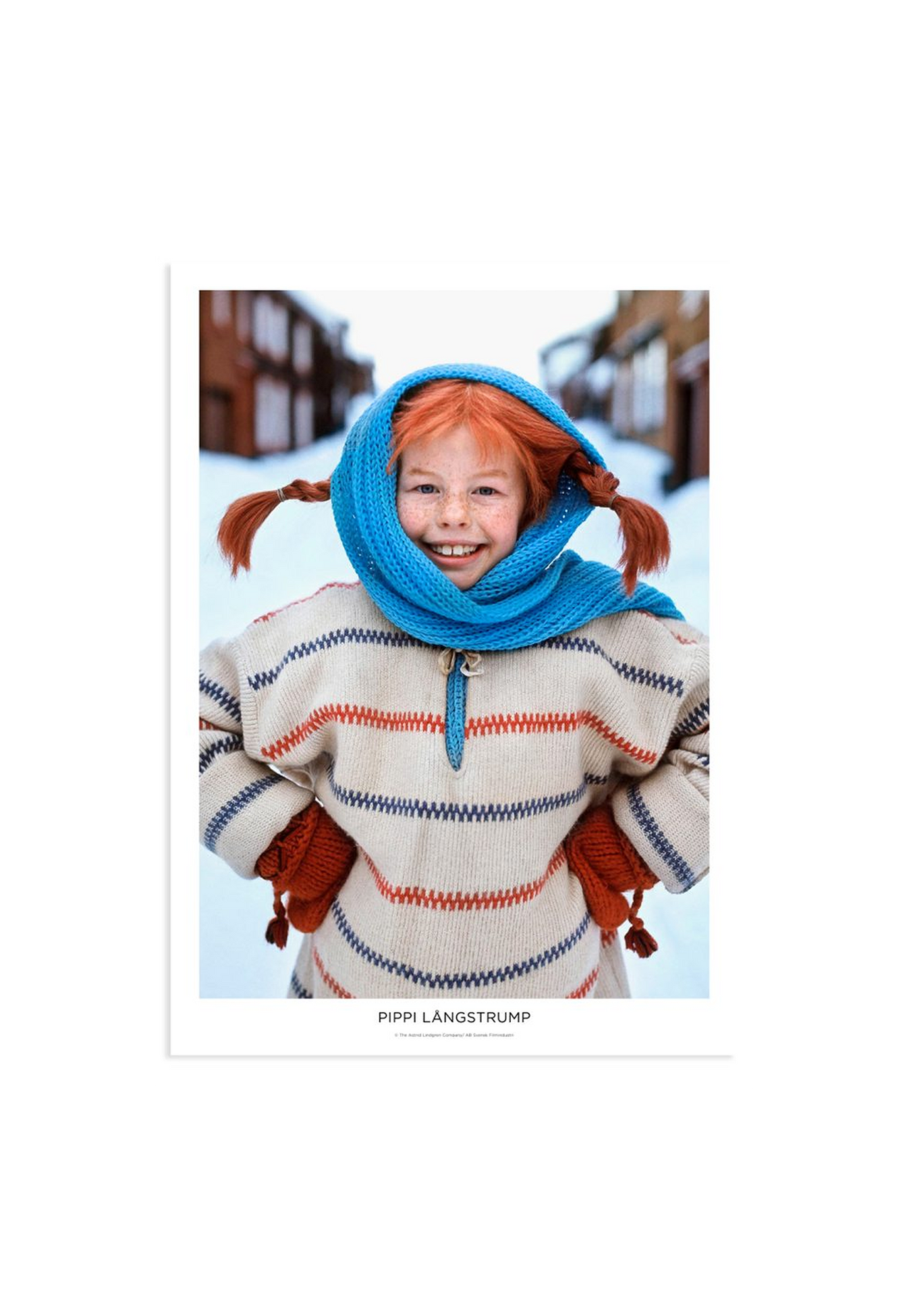 Buy Pippi Longstocking Winter Poster 21x30 Cm Astrid Lindgren