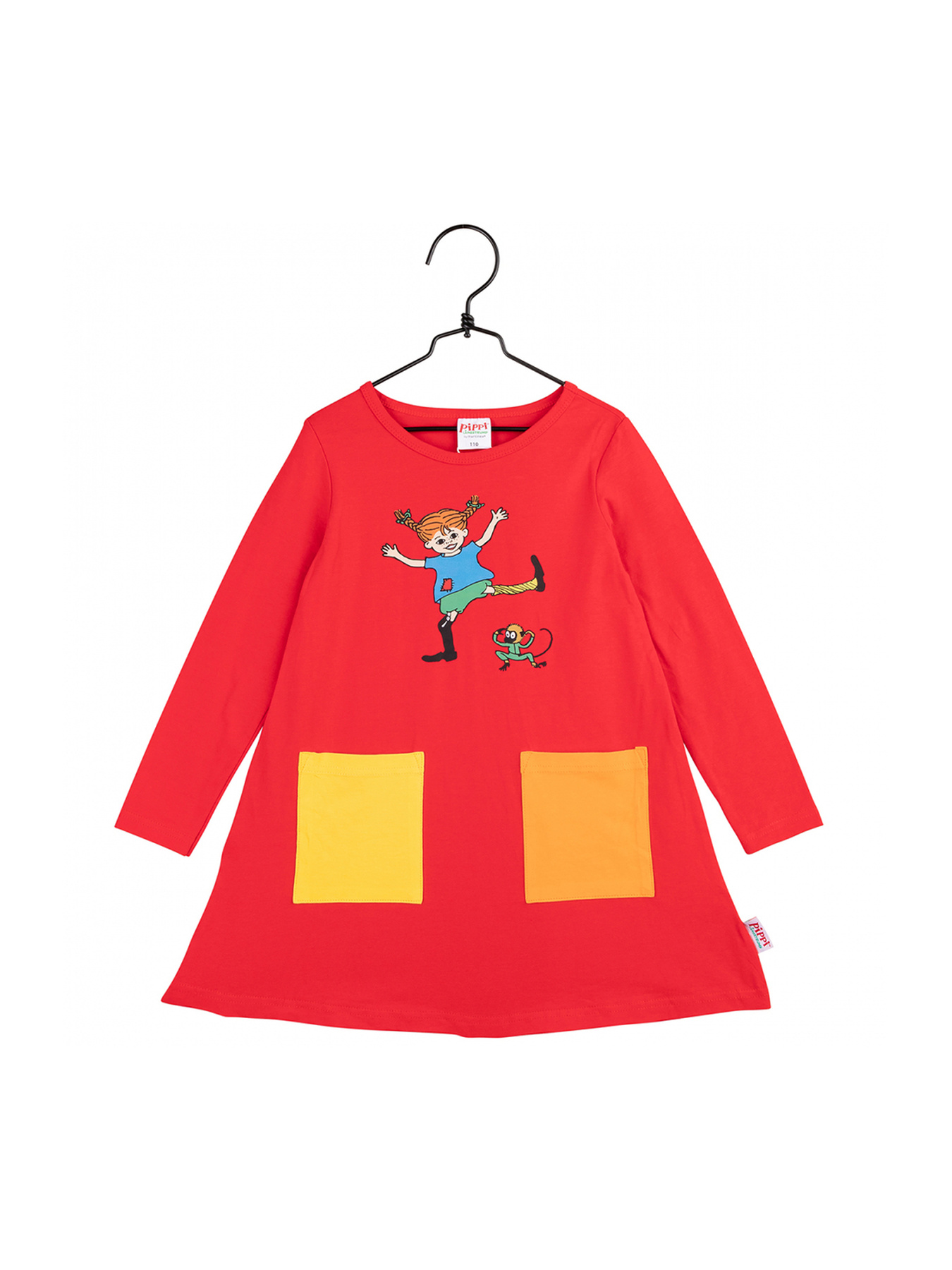 Dress Pippi Longstocking - Red - Astrid Lindgren