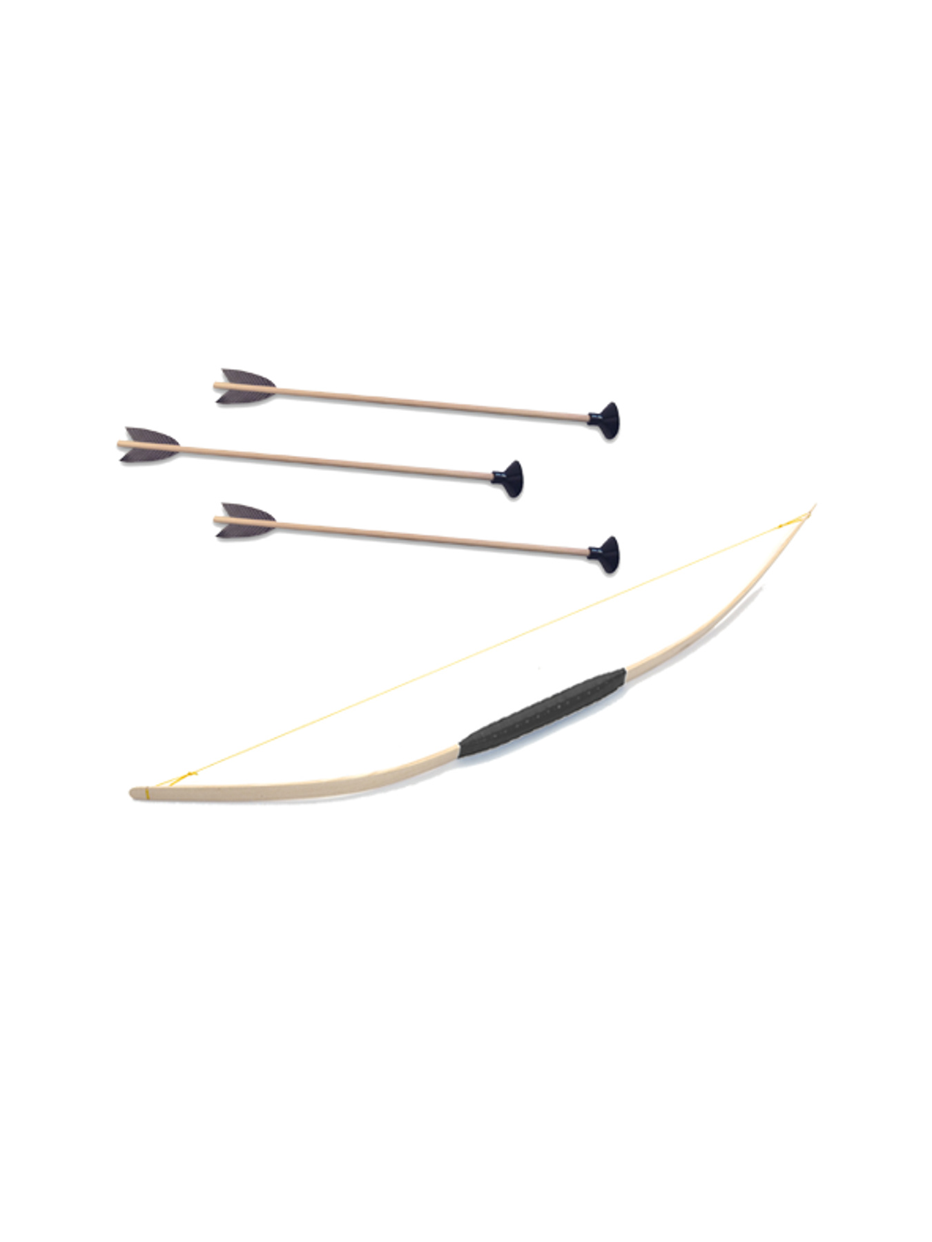 Buy Wooden Bow with Faux Leather Grip and 3 Arrows - Astrid Lindgren