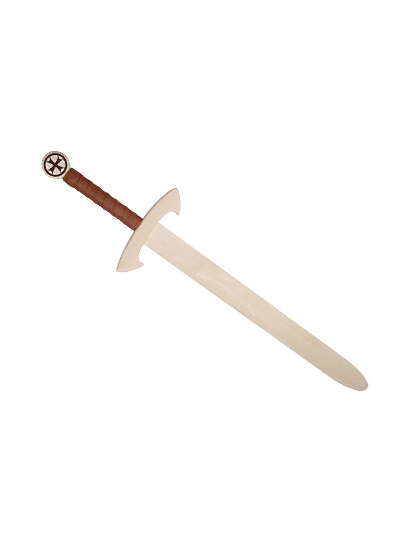 Buy Templar Sword with Leather Handle - Historical Sword - Astrid Lindgren