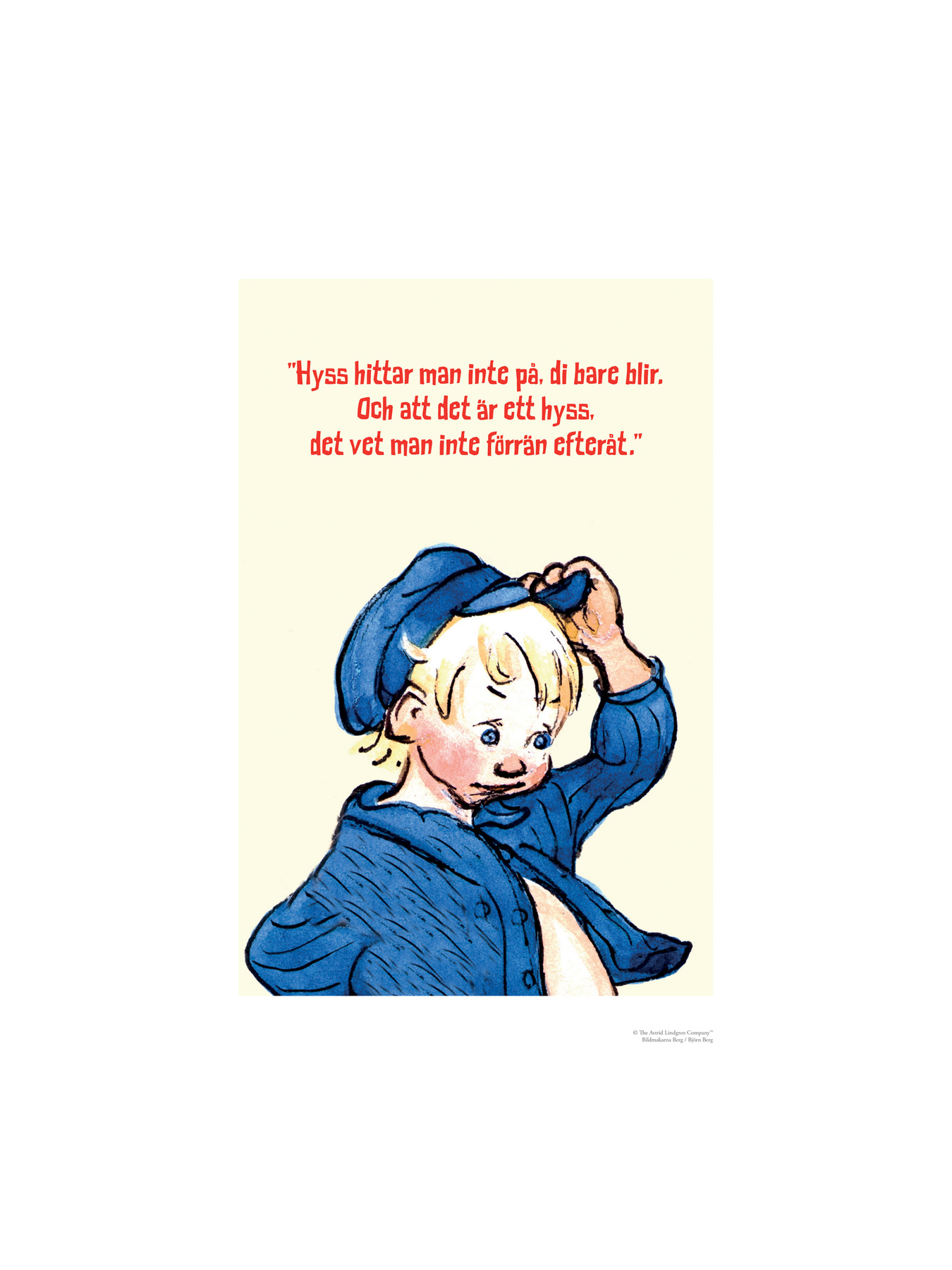 Buy Poster Emil in Lönneberga - Quote (In Swedish) - 30x40 cm - Astrid ...