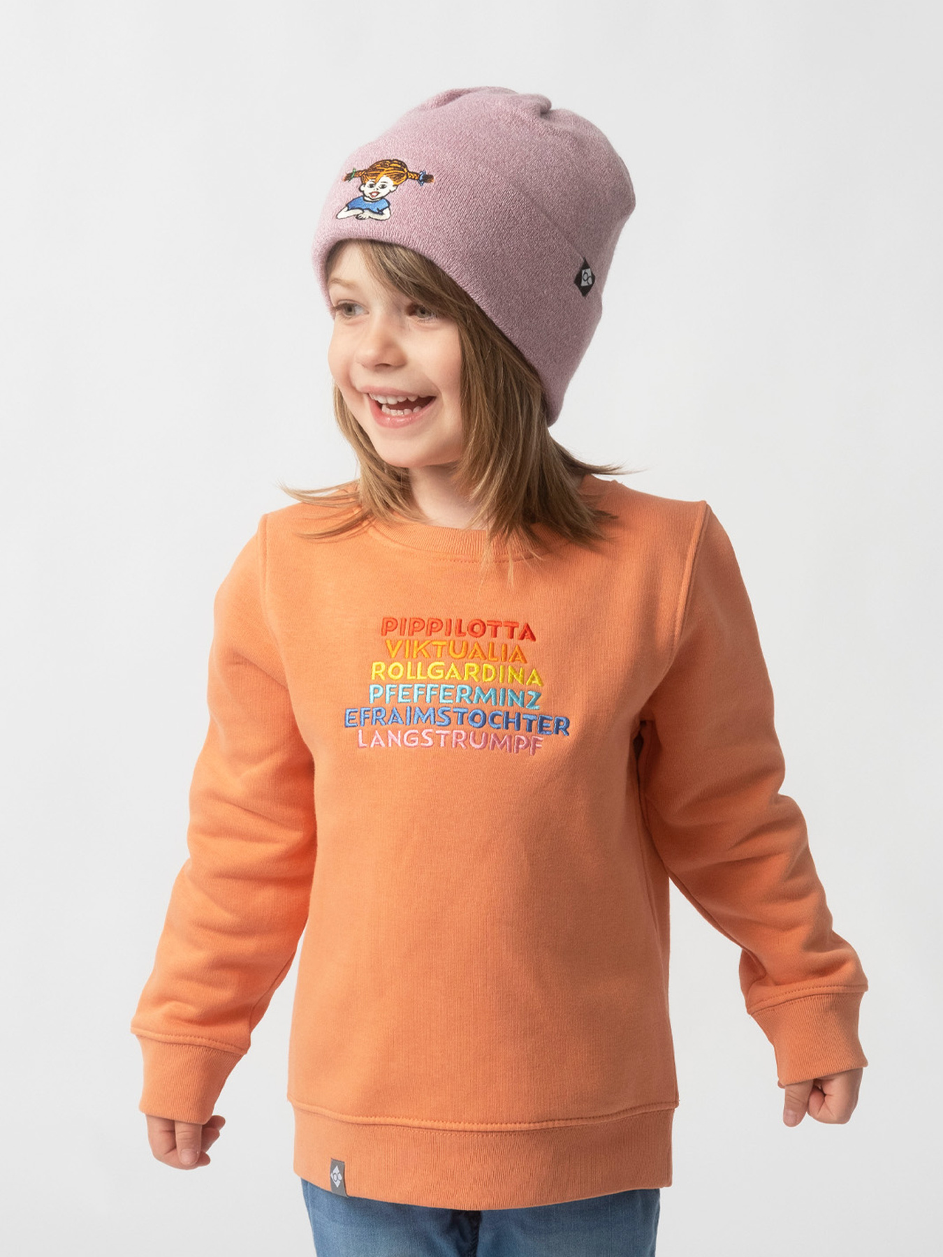 Buy Pippi Longstocking Orange Sweater with Embroidery Germany - Astrid ...