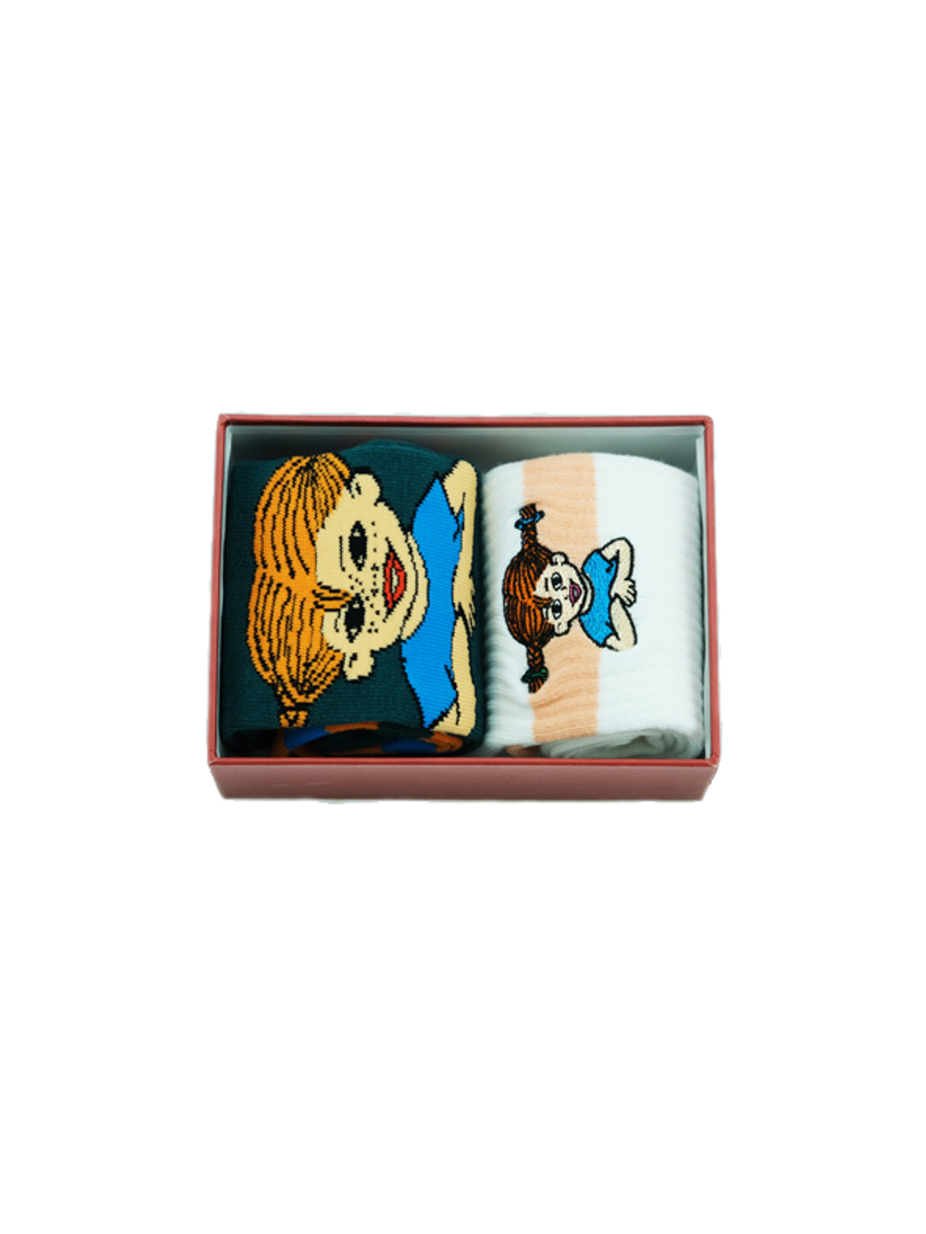 Buy Pippi Longstocking 2-Pack Socks 36-40 in Box - Astrid Lindgren