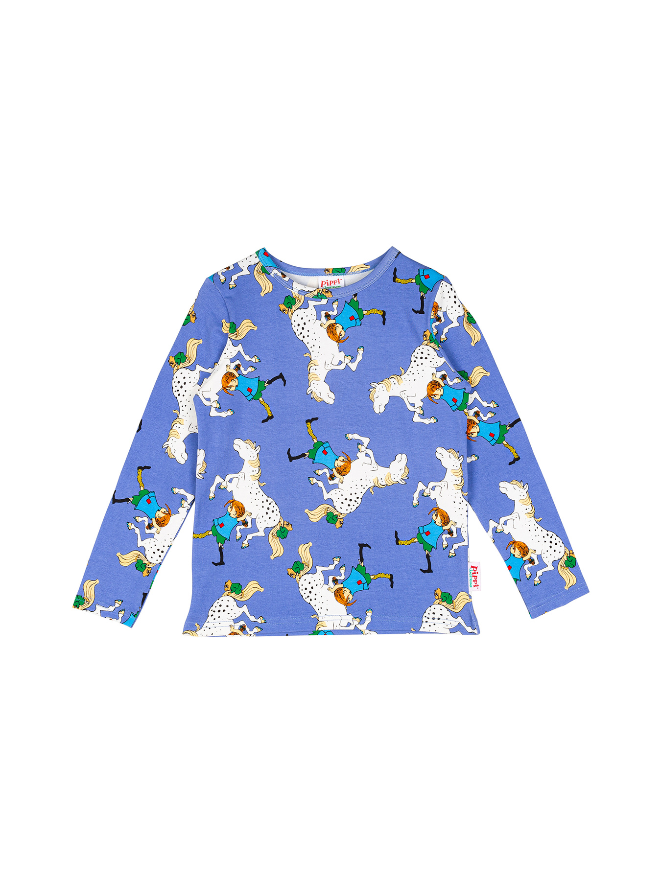 Buy Pippi Longstocking Blue Sweater - Organic Cotton Long Sleeve ...