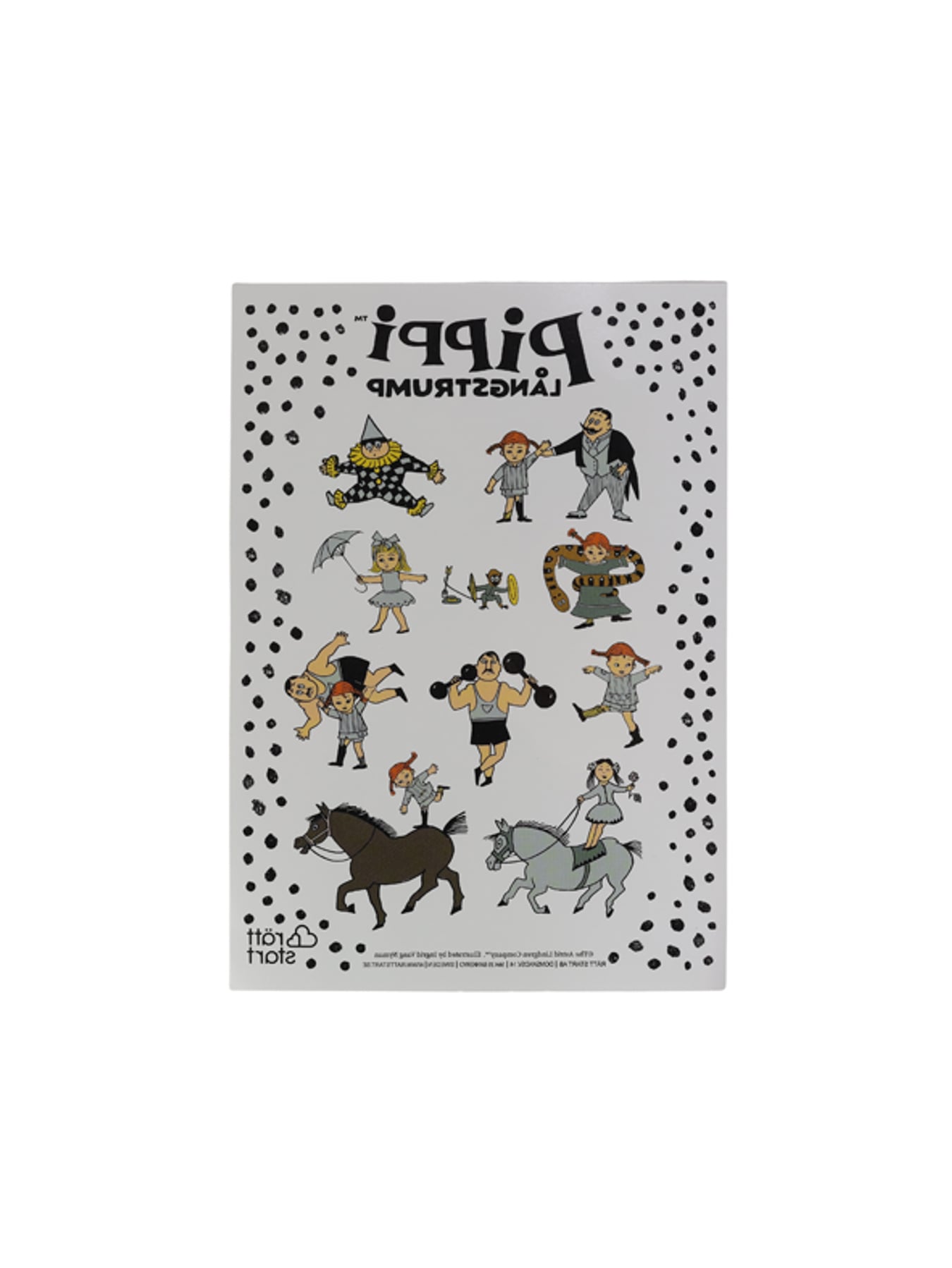 Buy Pippi Longstocking Circus Colorful Stickers - Astrid Lindgren