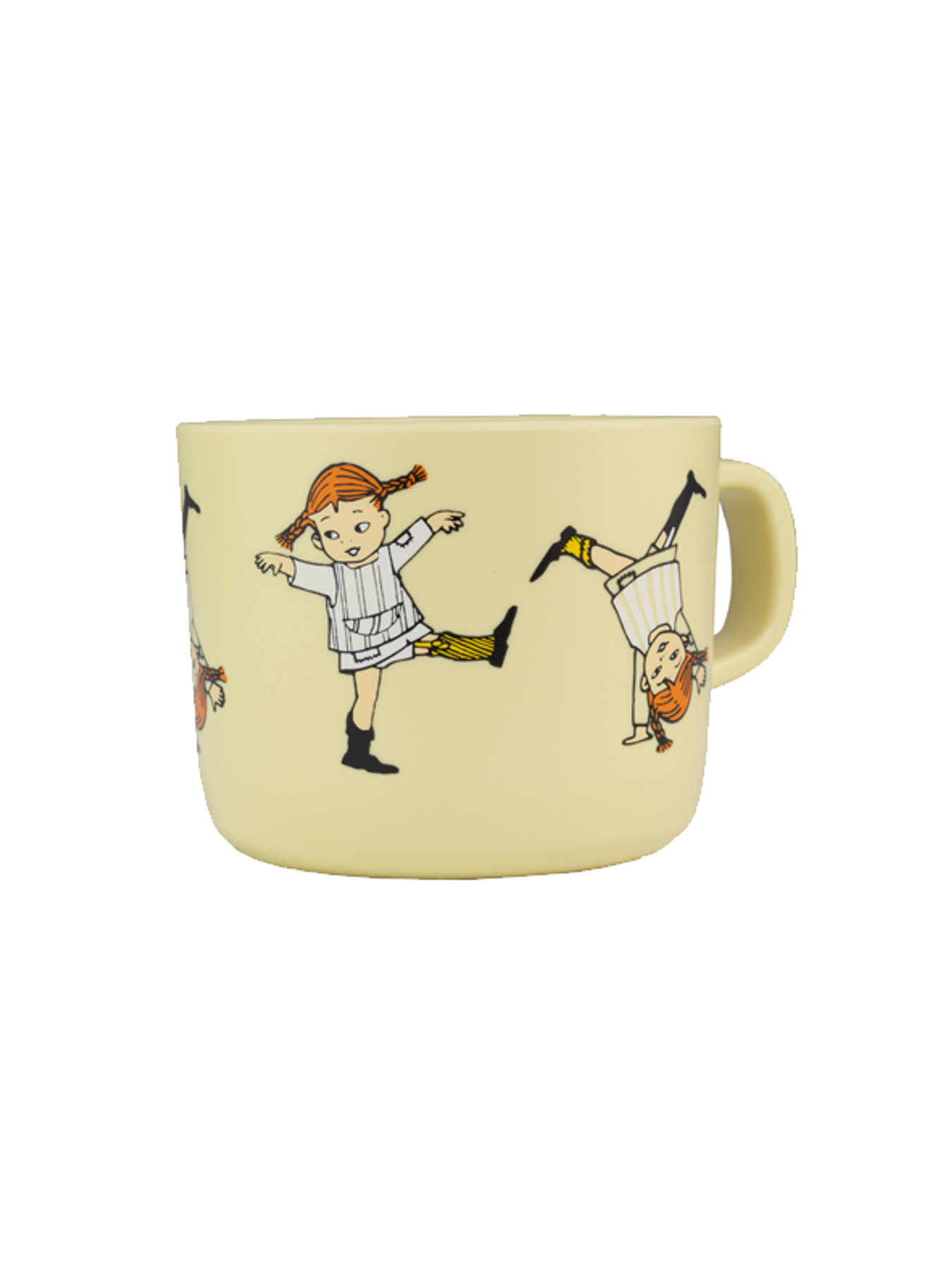 Buy Pippi Longstocking Yellow Mug - Eco-Friendly RPET - Astrid Lindgren