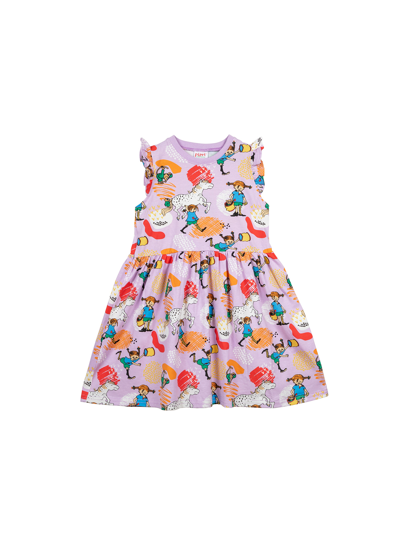 Buy Purple Pippi Longstocking Summer Dress for Kids - Astrid Lindgren