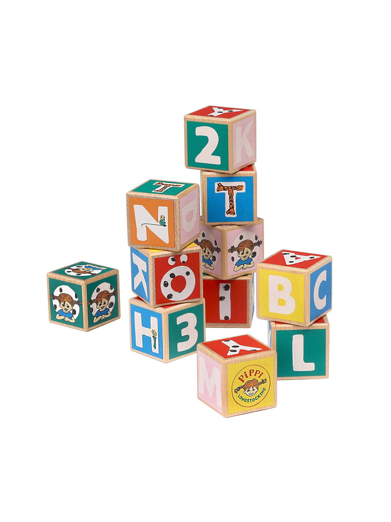 Kaufe Pippi Langstrumpf Buchstabenklötze - 36 stk - Astrid Lindgren