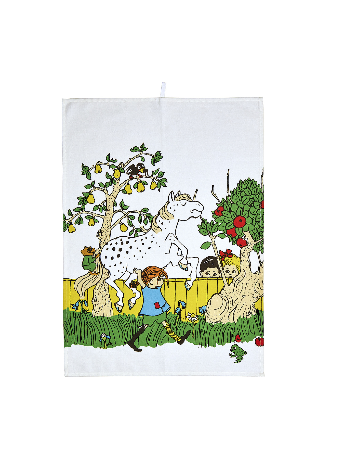 Buy Pippi Longstocking and Her Horse Kitchen Towel - Astrid Lindgren