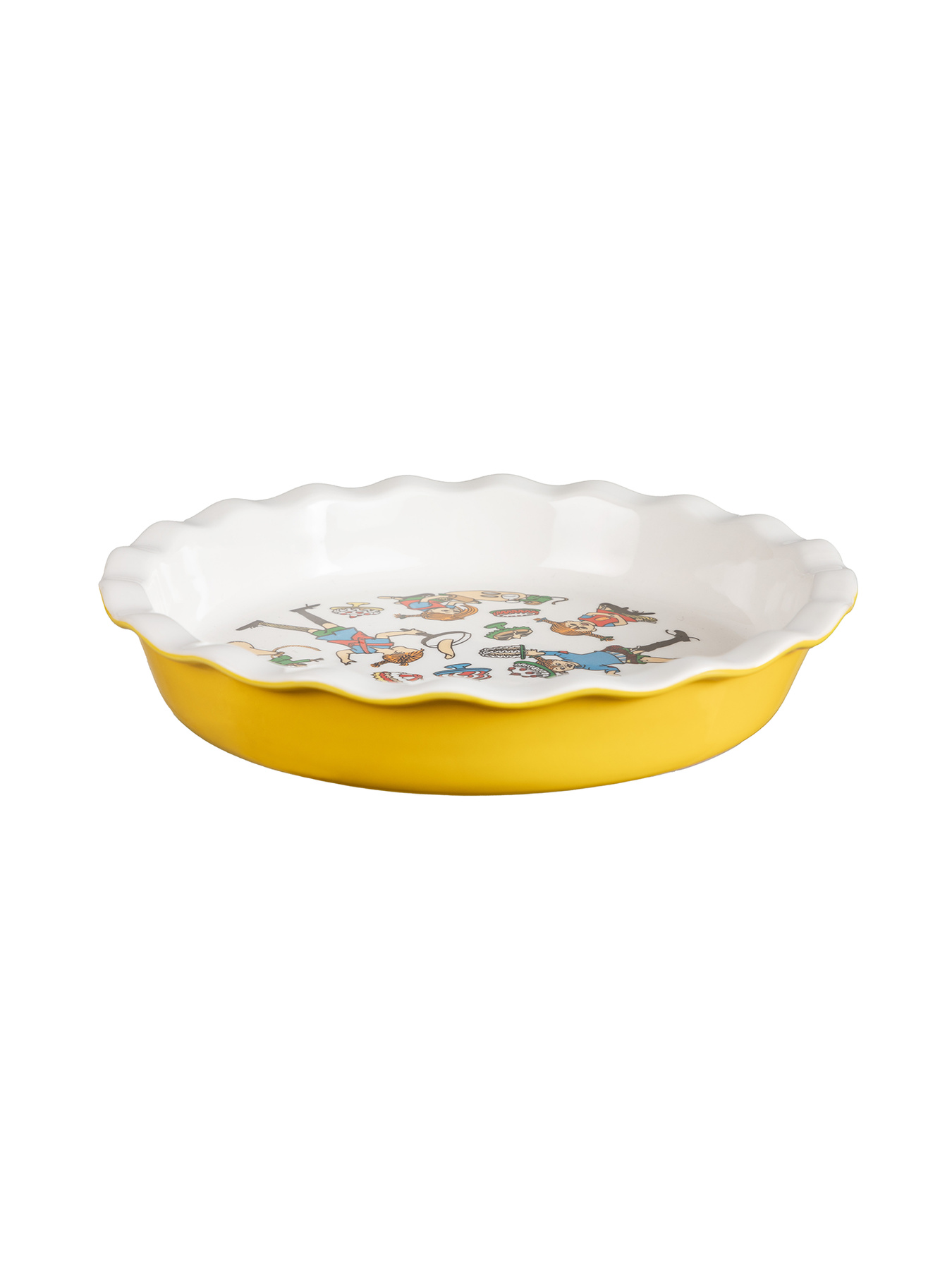 Buy Pippi Longstocking Ceramic Pie Dish – Yellow - Astrid Lindgren