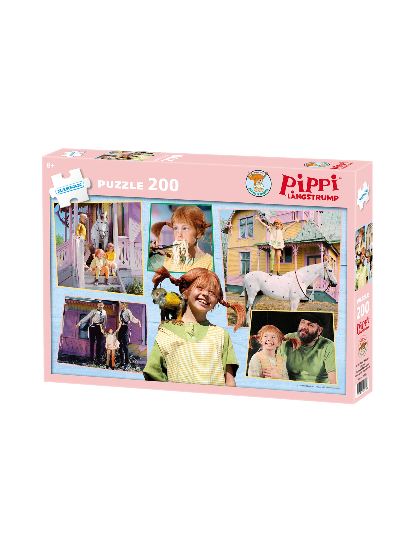 Buy Puzzle Pippi Longstocking - 200 pieces - Astrid Lindgren