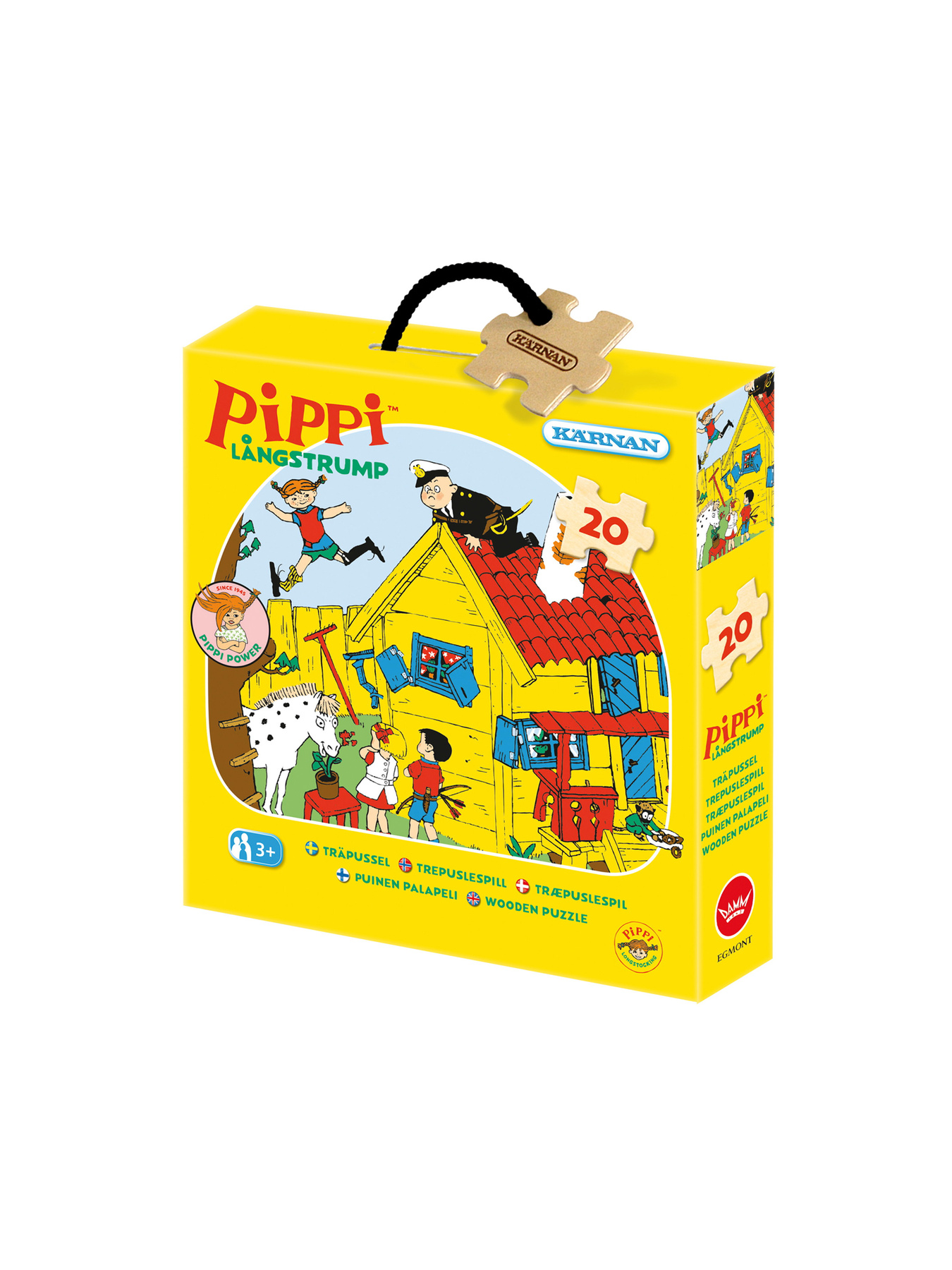 Buy Puzzle Pippi Longstocking - 20 pieces - Astrid Lindgren