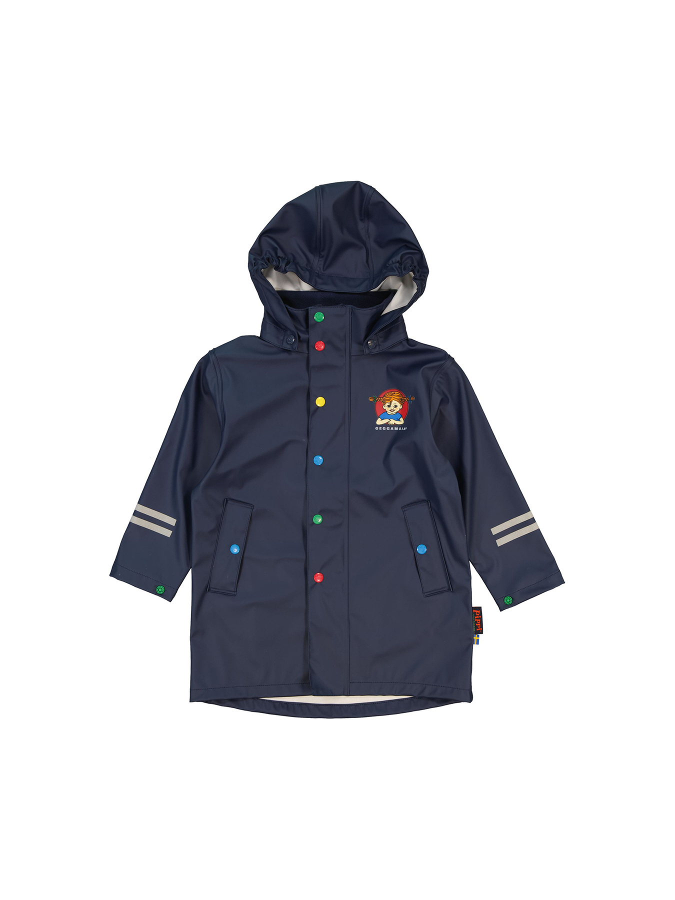 Buy Rain Jacket Pippi Longstocking - Blue - Astrid Lindgren