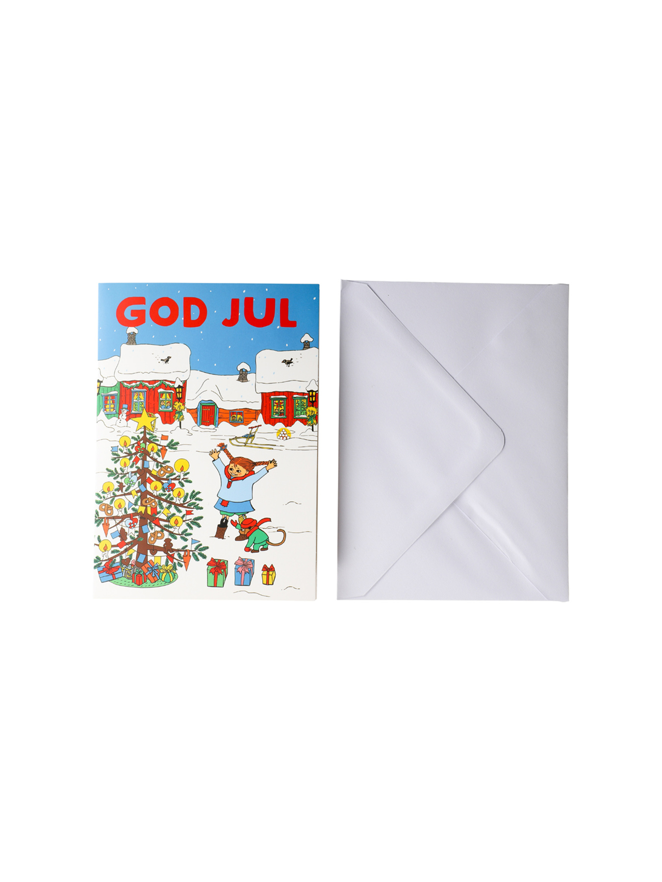 Buy Christmas card Pippi Longstocking - Astrid Lindgren