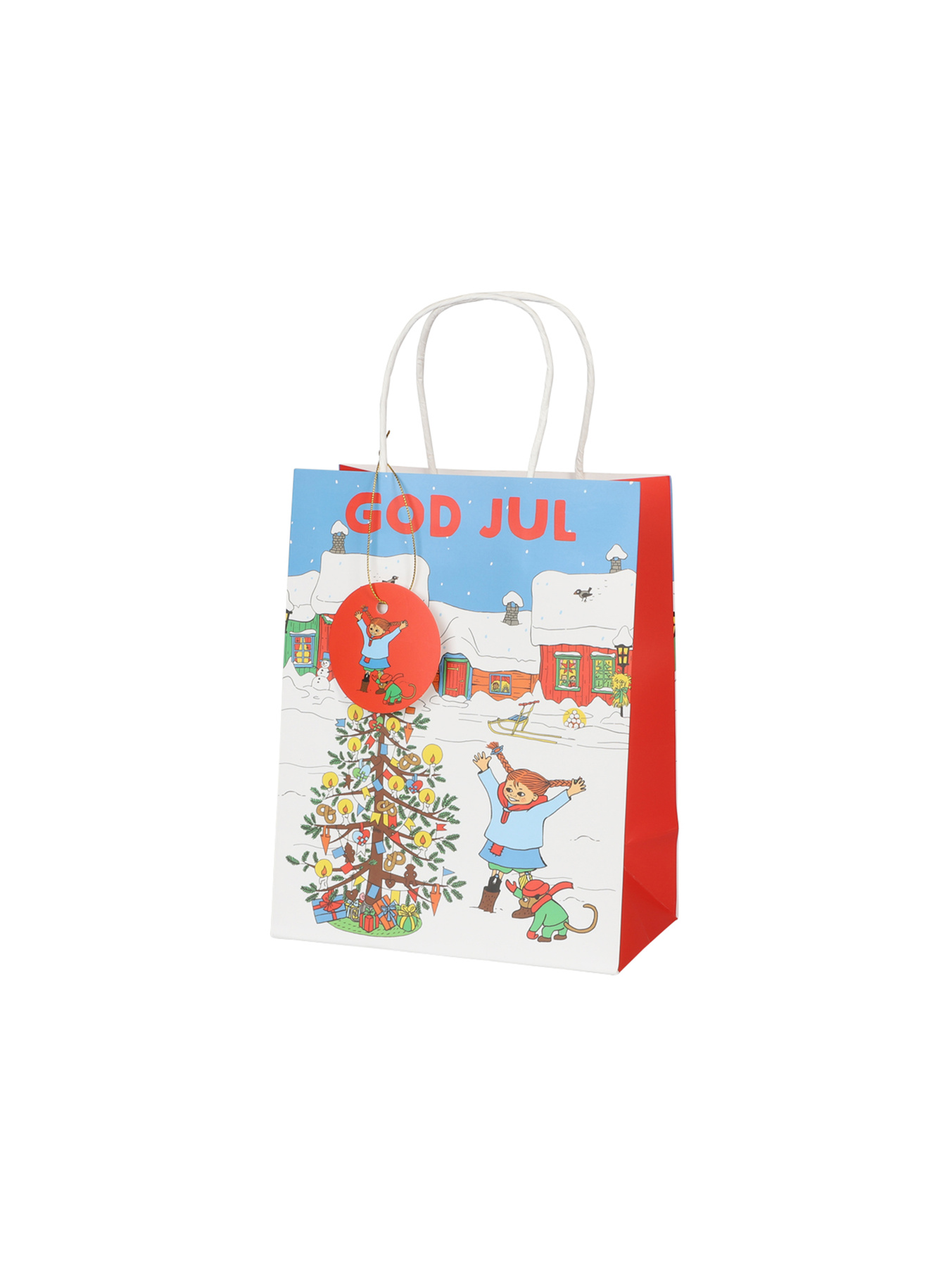 Buy Christmas gift bag Pippi Longstocking - Astrid Lindgren