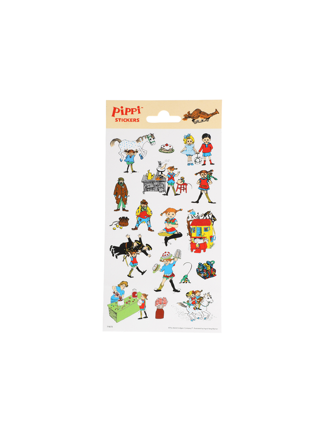 Buy Pippi Longstocking and Friends Stickers - Astrid Lindgren