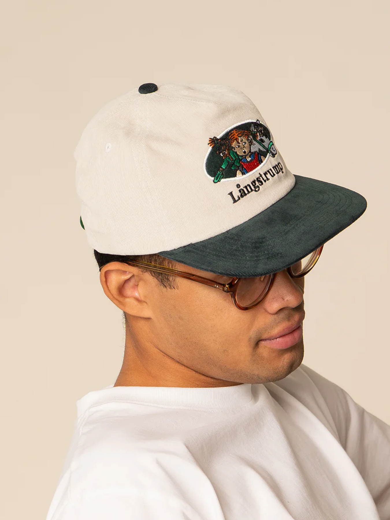 Buy Pippi Longstocking cap with her crew - green - Astrid Lindgren
