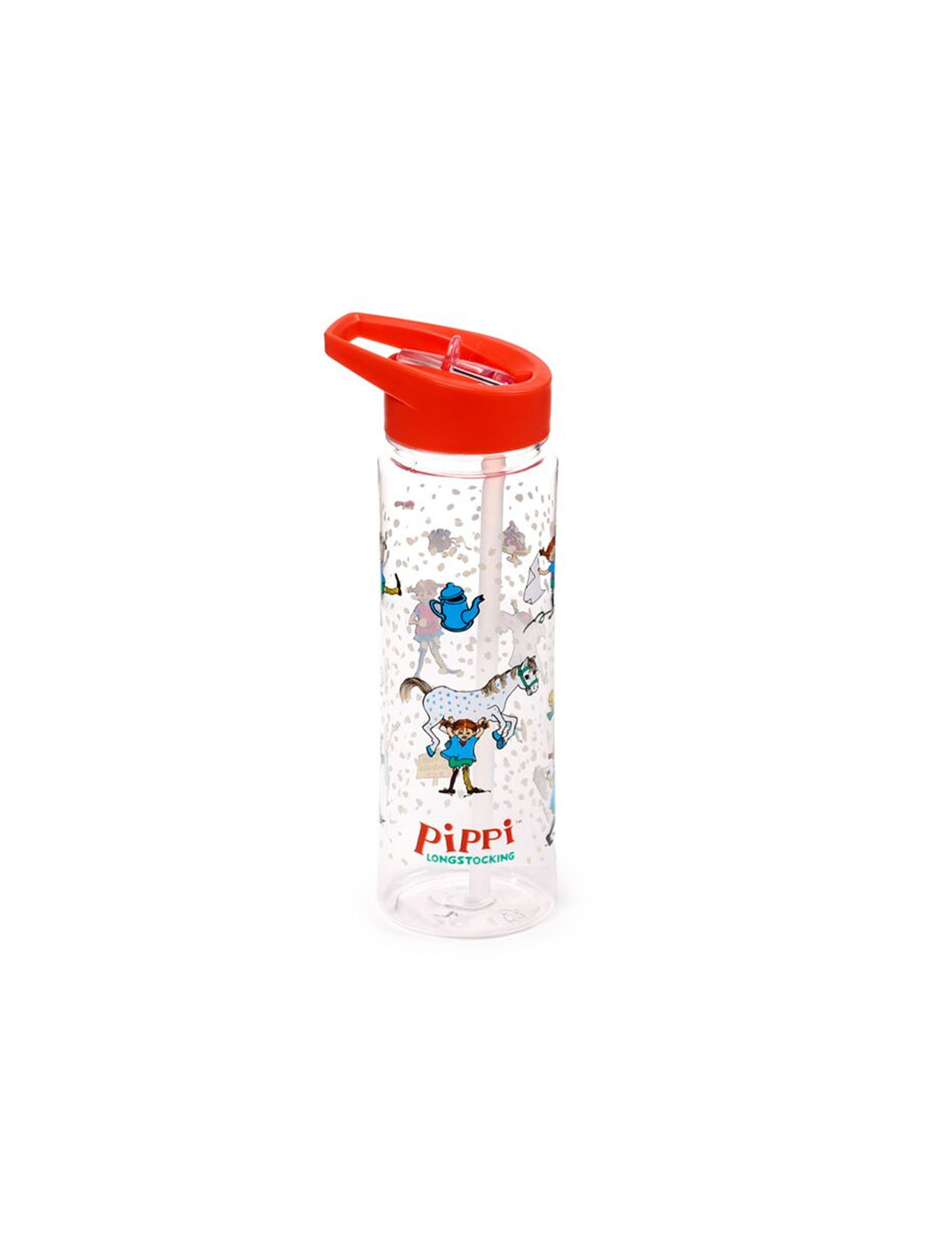 Buy Waterbottle Pippi Longstocking - Transparent - Astrid Lindgren