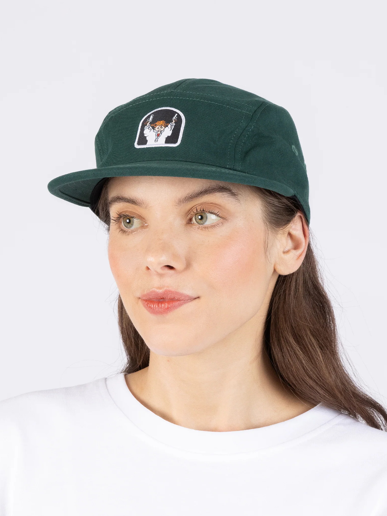 Buy 5-panel cap Pippi Longstocking - green - Astrid Lindgren