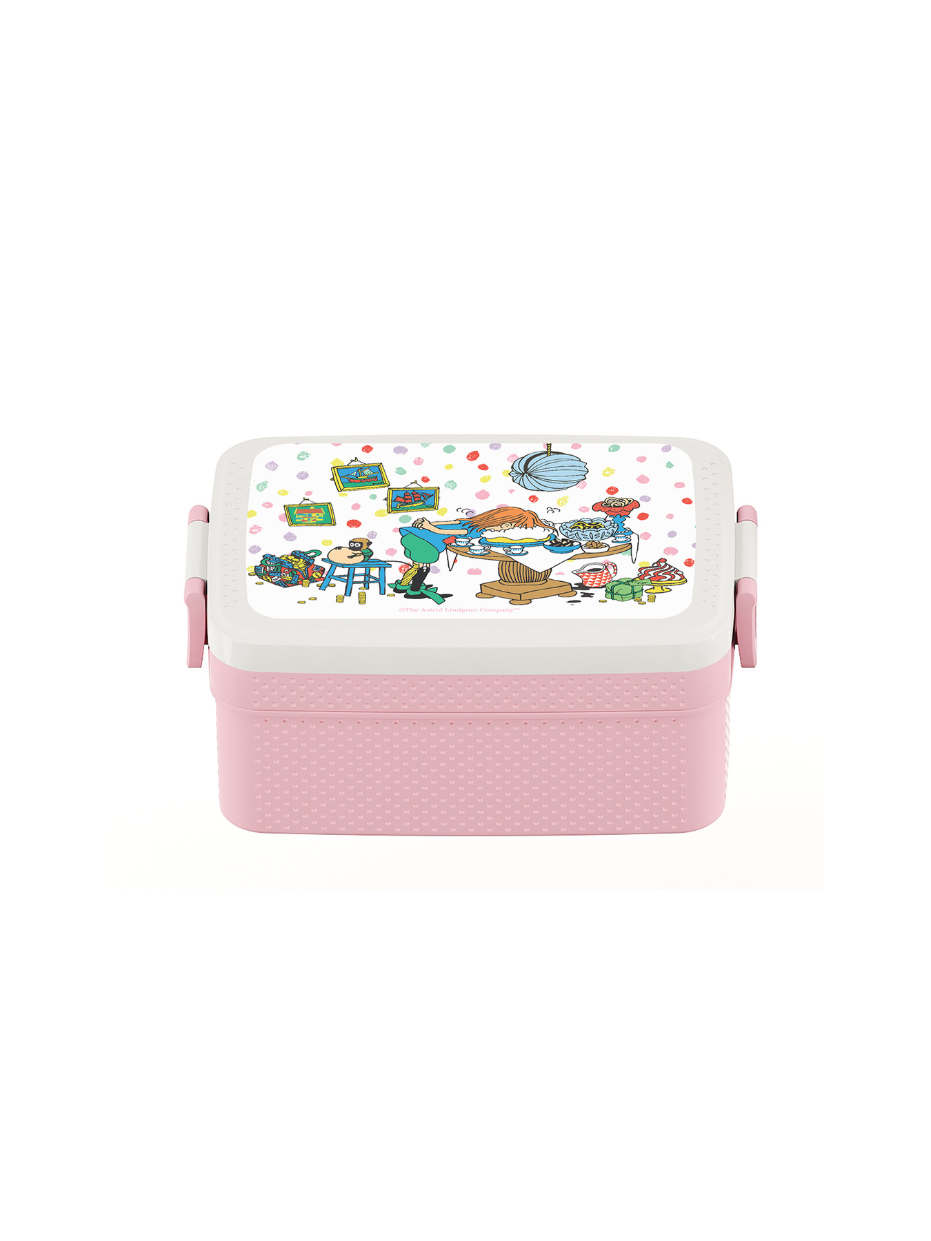 Buy Lunch box Pippi Longstocking - pink - Astrid Lindgren