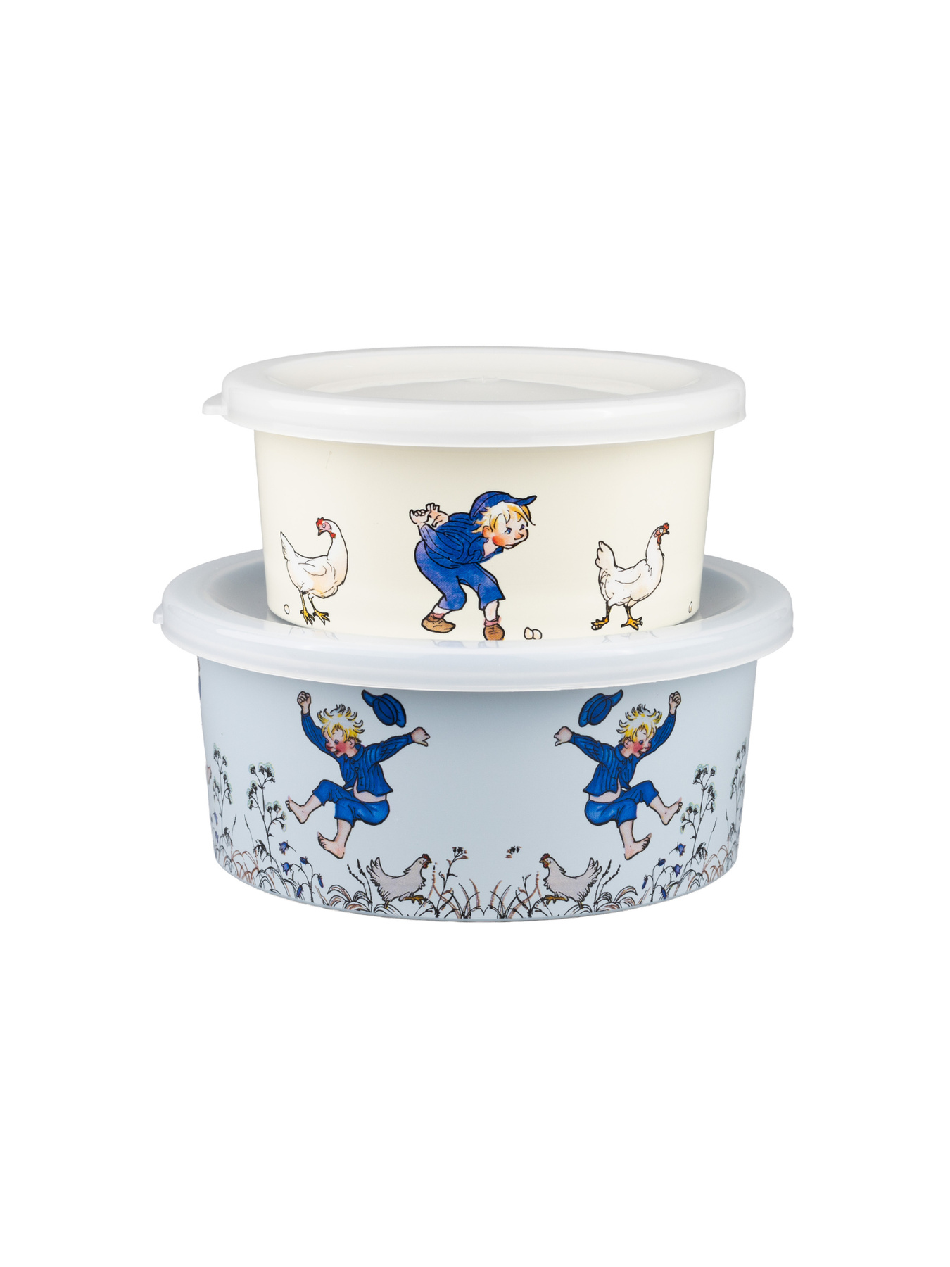 Buy Storagebox Emil in Lönneberga - White/Blue - Astrid Lindgren