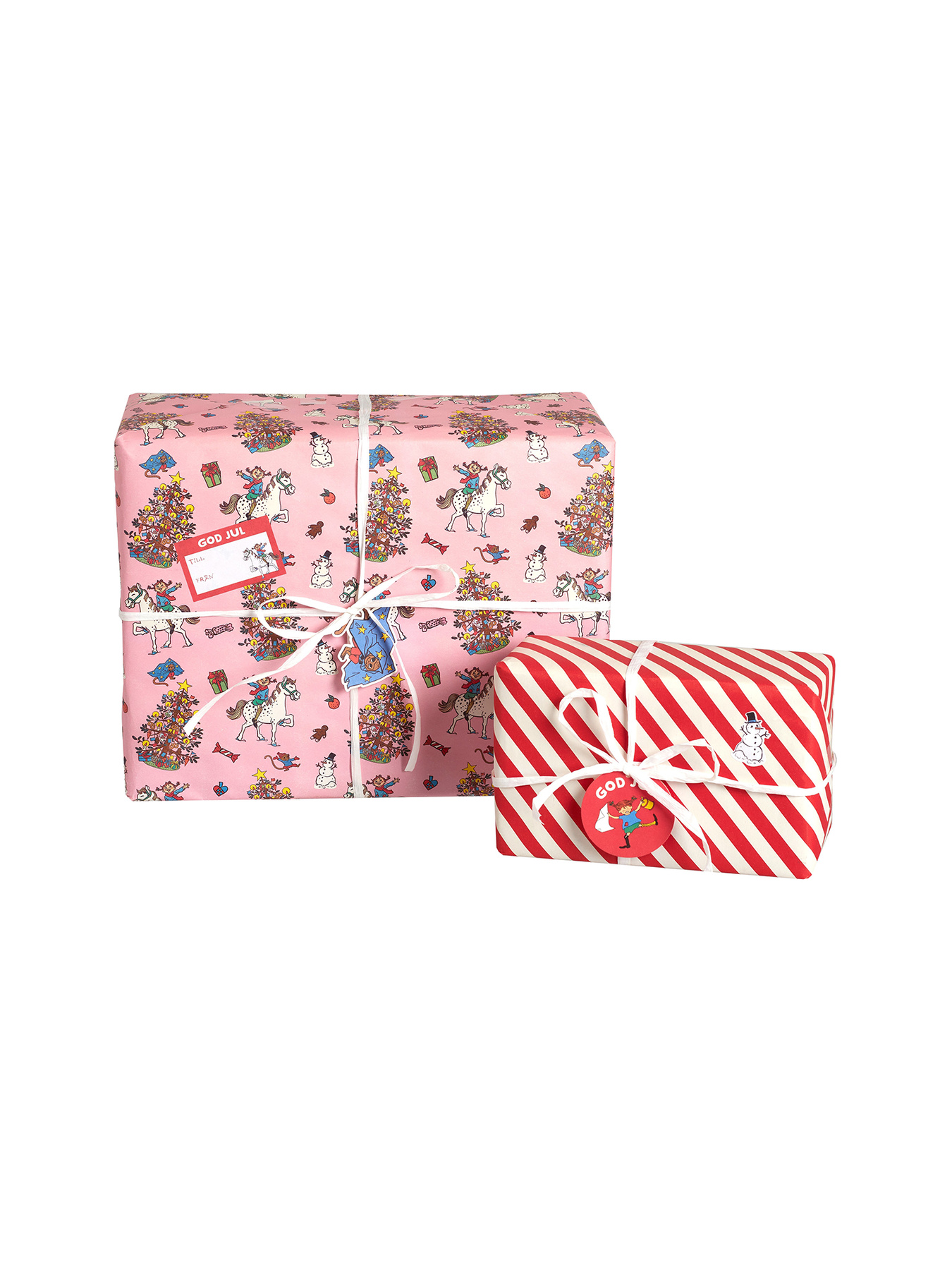 Köp Julpapper Pippi Långstrump 2 m - Rosa - Astrid Lindgren