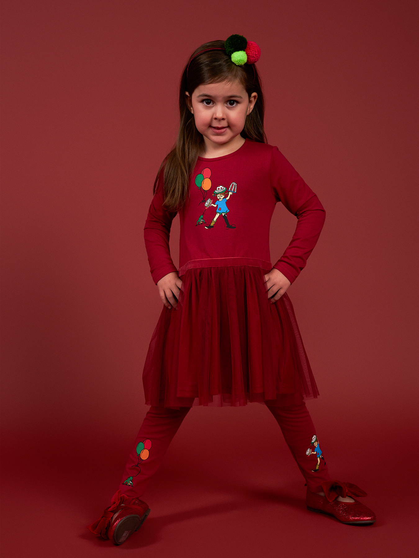 Buy Pippi Longstocking dress - Red - Astrid Lindgren