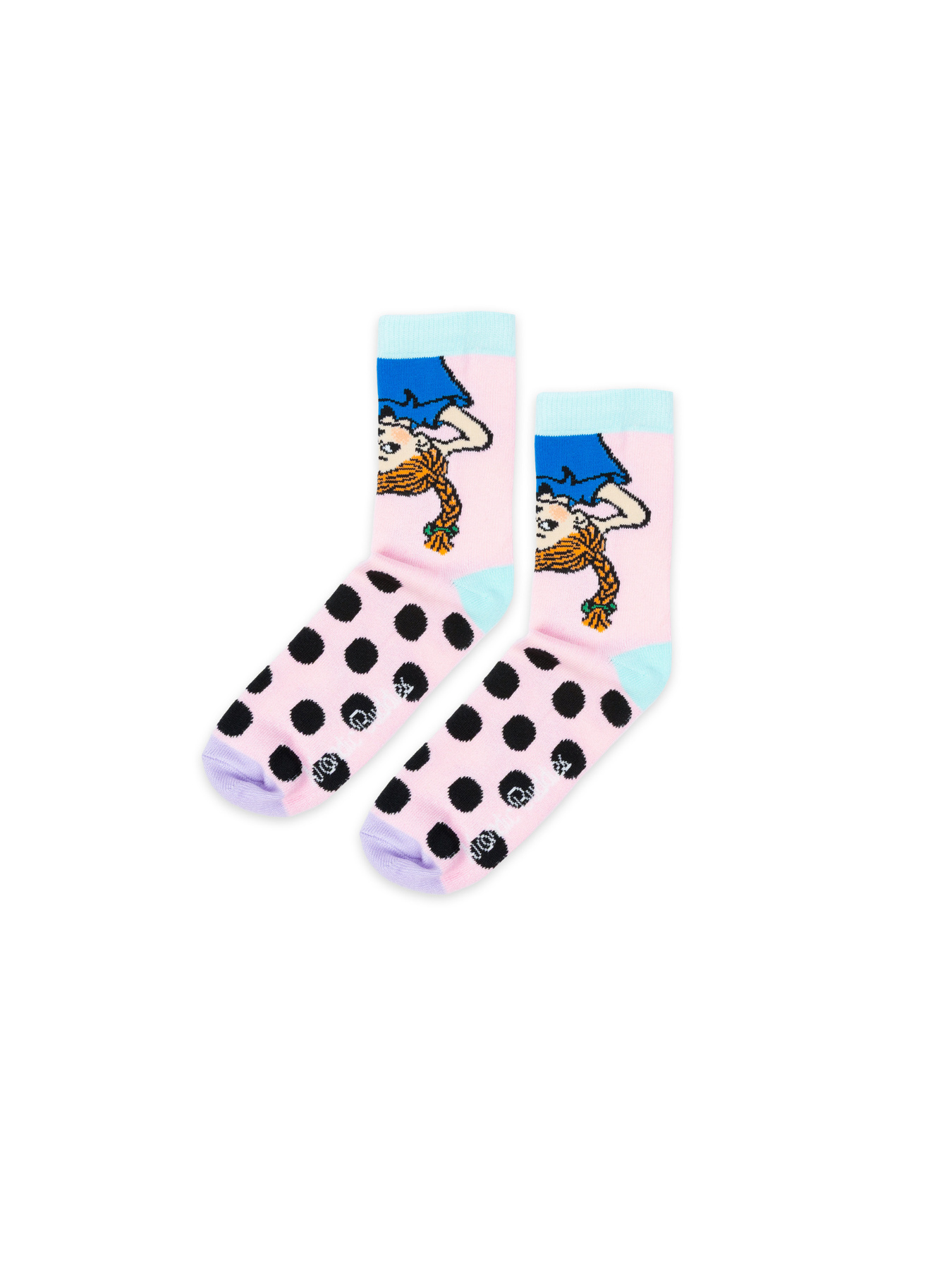 Buy Pippi Longstocking socks - Pink - Astrid Lindgren