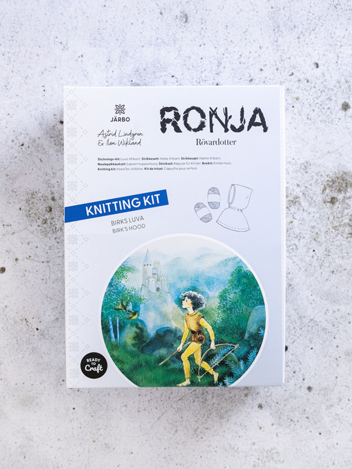 Buy Knitting-kit of Birk's hat from the story Ronja, the Robbers ...