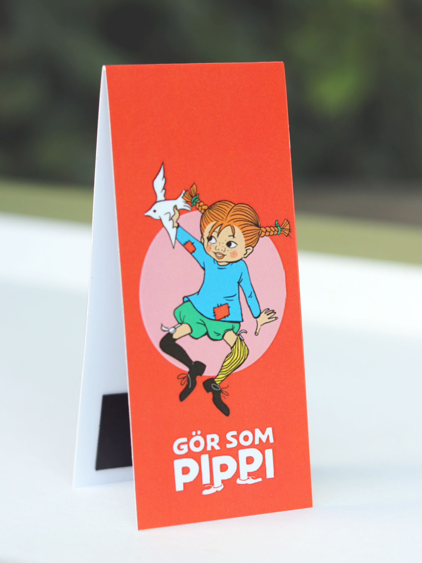 Buy Bookmark Pippi Longstocking "Do as Pippi" - Red - Astrid Lindgren