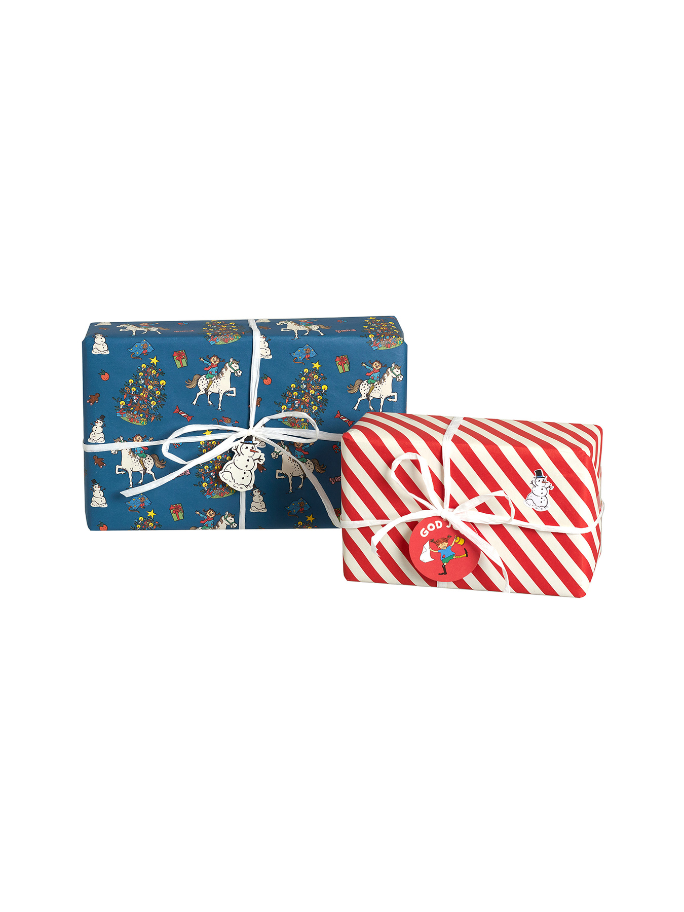 Buy Pippi Longstocking Christmas Wrapping Paper 2 m - Blue - Astrid ...