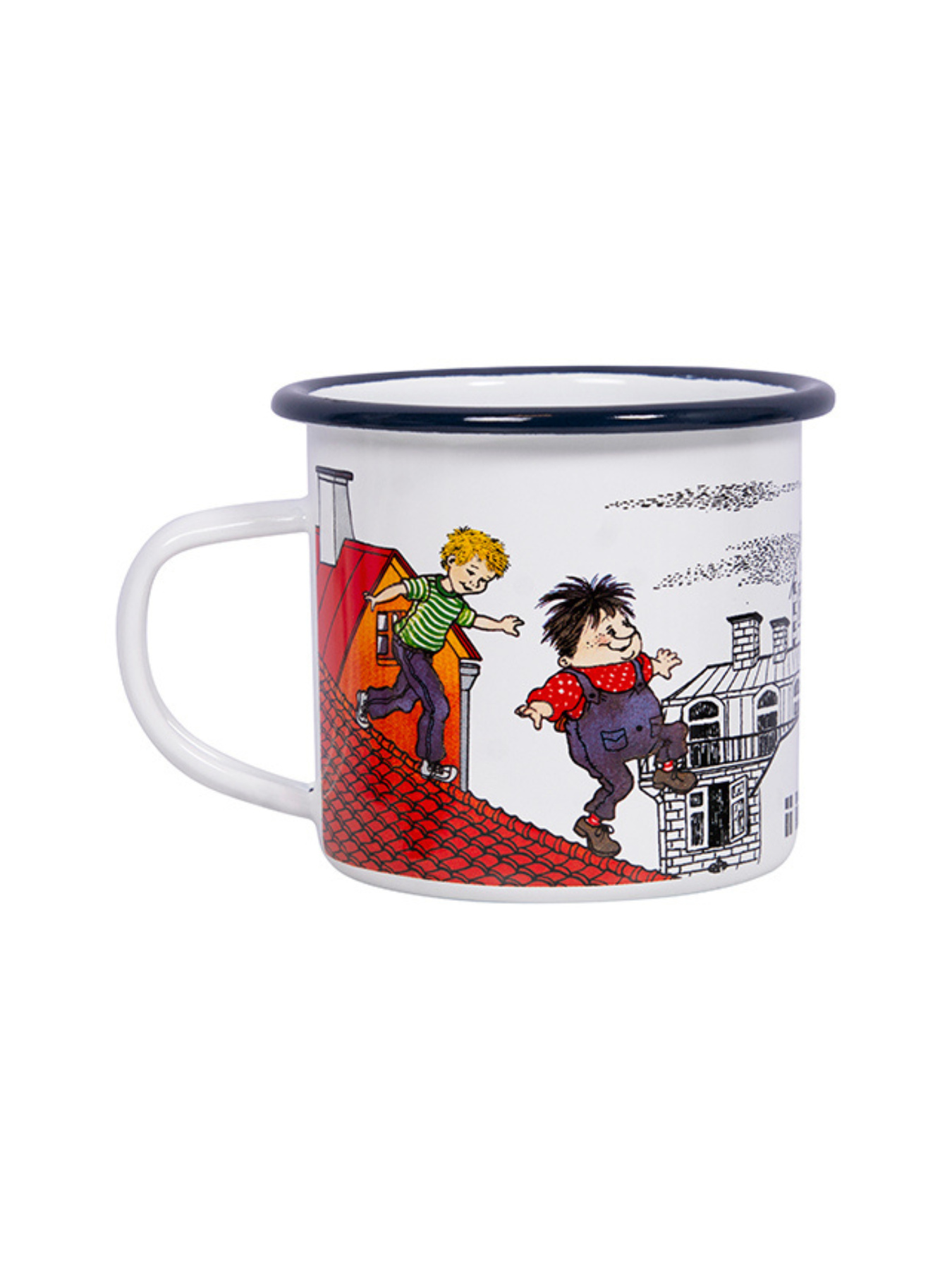 Buy Enamel mug Karlsson on the Roof - 3,5 dl - Astrid Lindgren