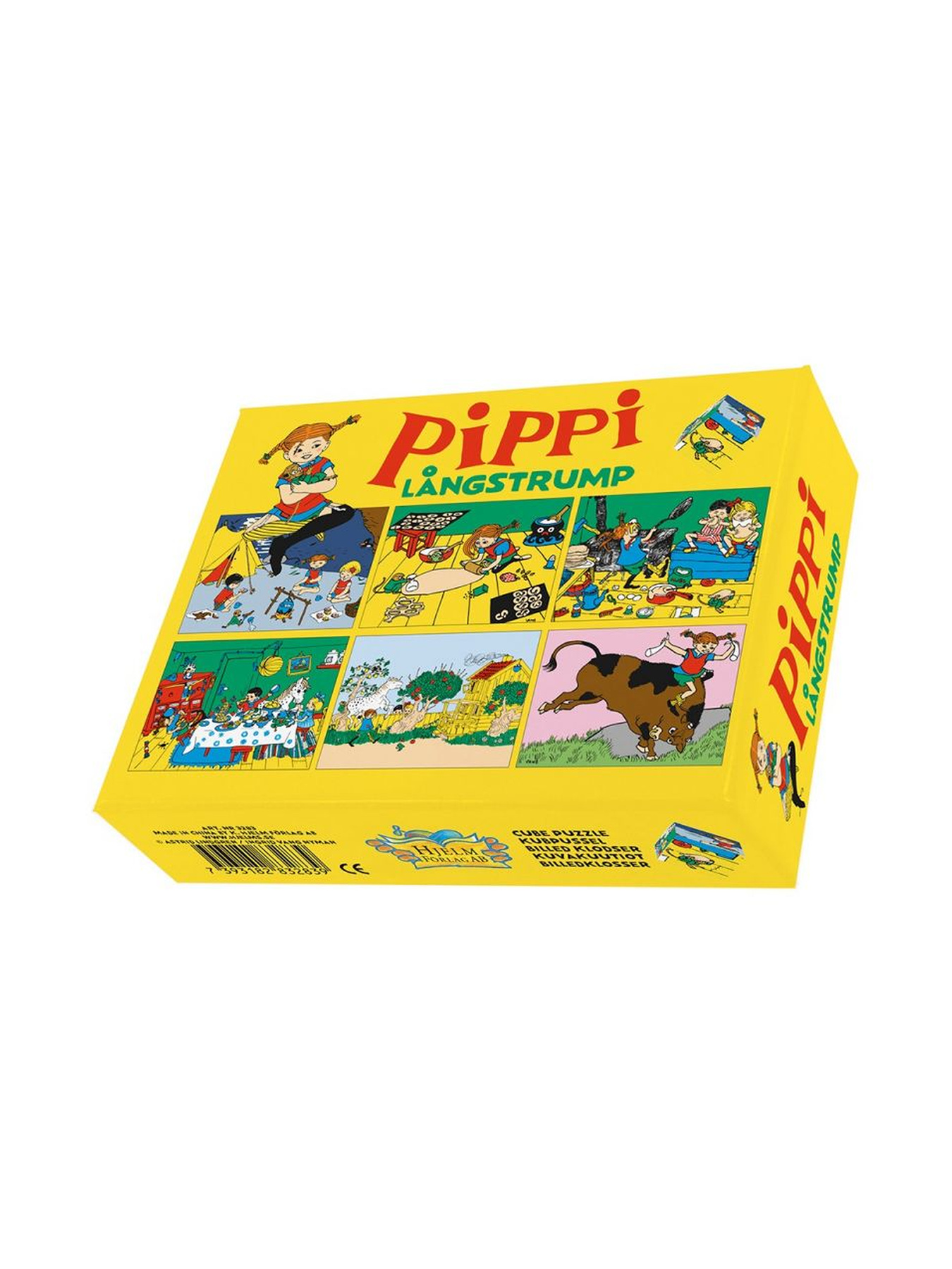 Buy Pippi Longstocking Wooden Puzzle with 6 Images - Astrid Lindgren
