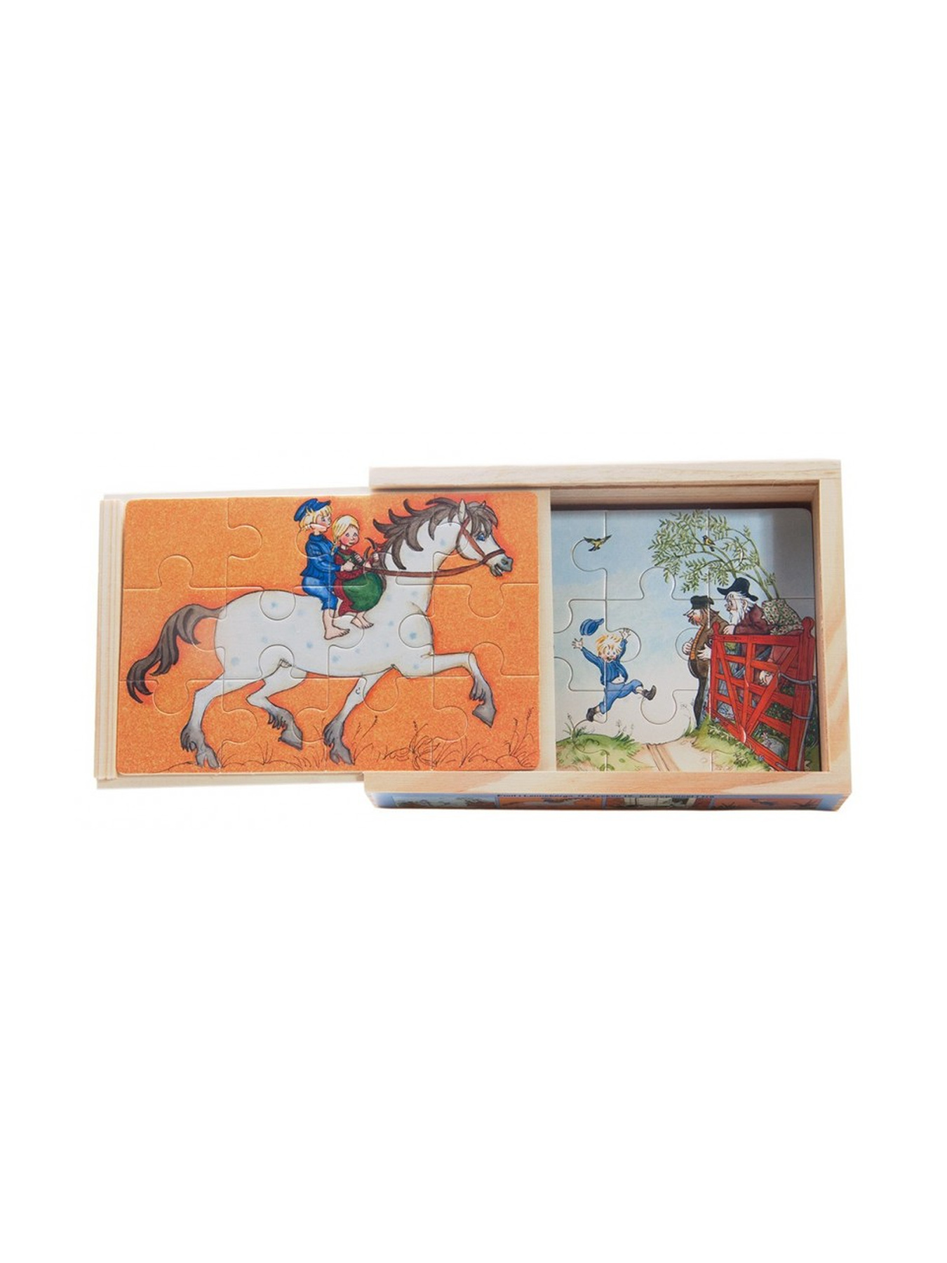 Puzzle Michel aus Lönneberga 4er-Pack - Astrid Lindgren