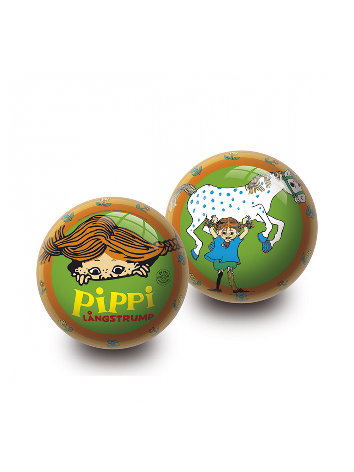 Buy plastic ball with Pippi Longstocking - Astrid Lindgren